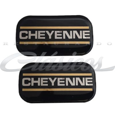 EMBLEMA LATERAL CHEYENNE ENCAPSULADO – Restaurando Clásicos